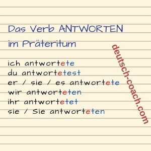 Das Präteritum - die geschriebene Vergangenheit - Deutsch-Coach.com