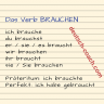 Das Verb BRAUCHEN - Deutsch-Coach.com
