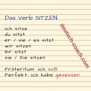 SETZEN und SITZEN - Deutsch-Coach.com