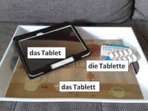 Tablet - Tablette - Tablett - Deutsch-Coach.com
